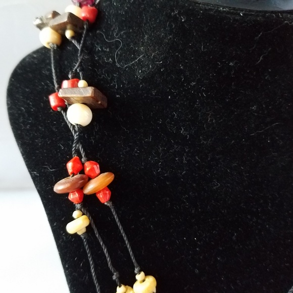 VJ | Jewelry | Vj Signed Beaded 3 Strand Necklace 9 | Poshmark